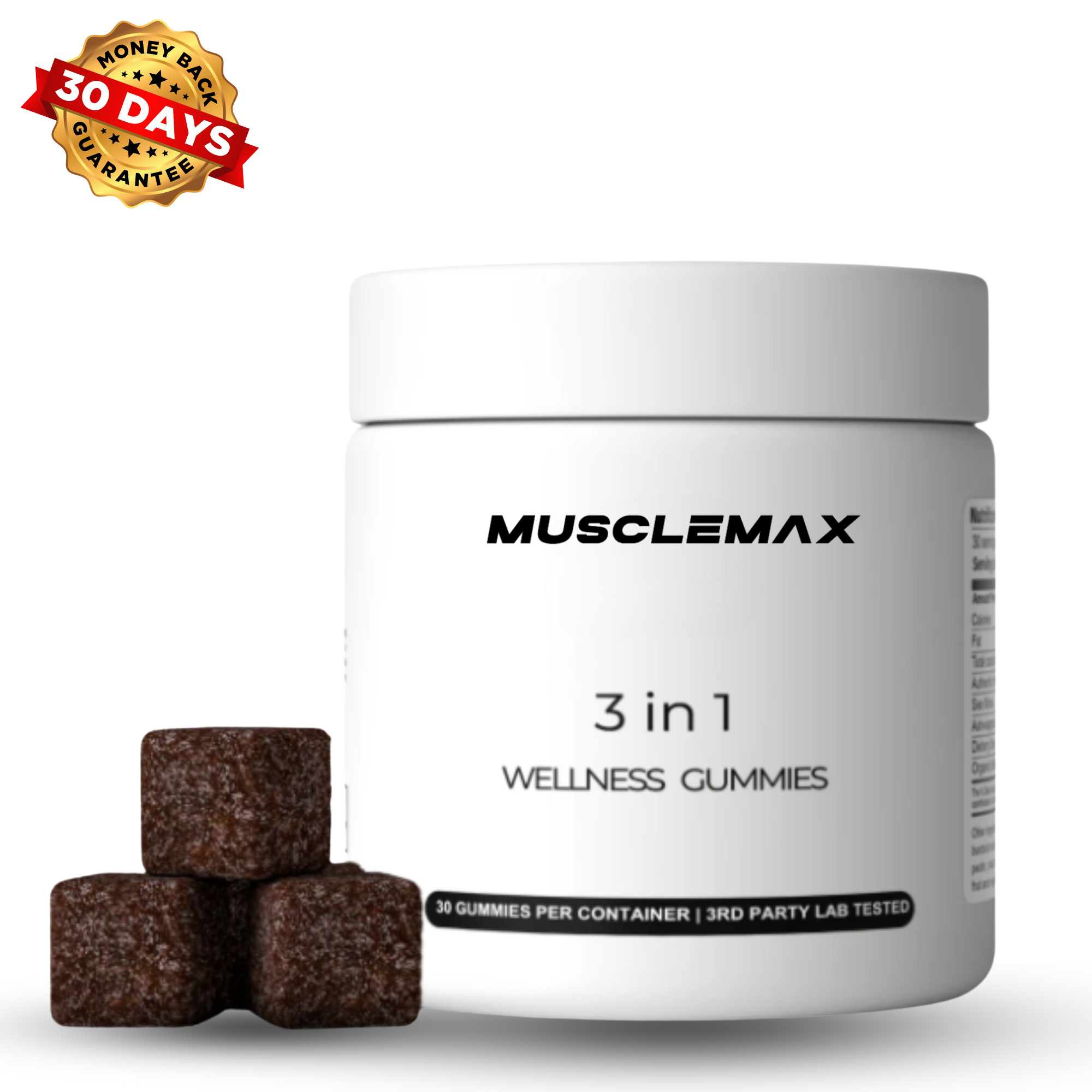 MuscleMax™ 3-in-1 Wellness Gummies